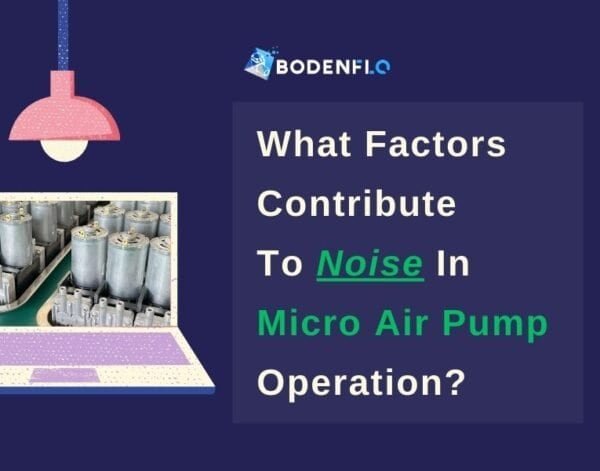What Factors Contribute To Noise In Micro Air Pump Operation? -BODENFLO ...